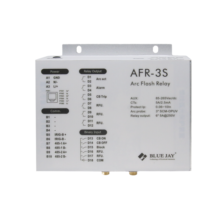 AFR-3S Arc Flash Relay with 3 Channels - Arc Flash Relay for Switchgear ...
