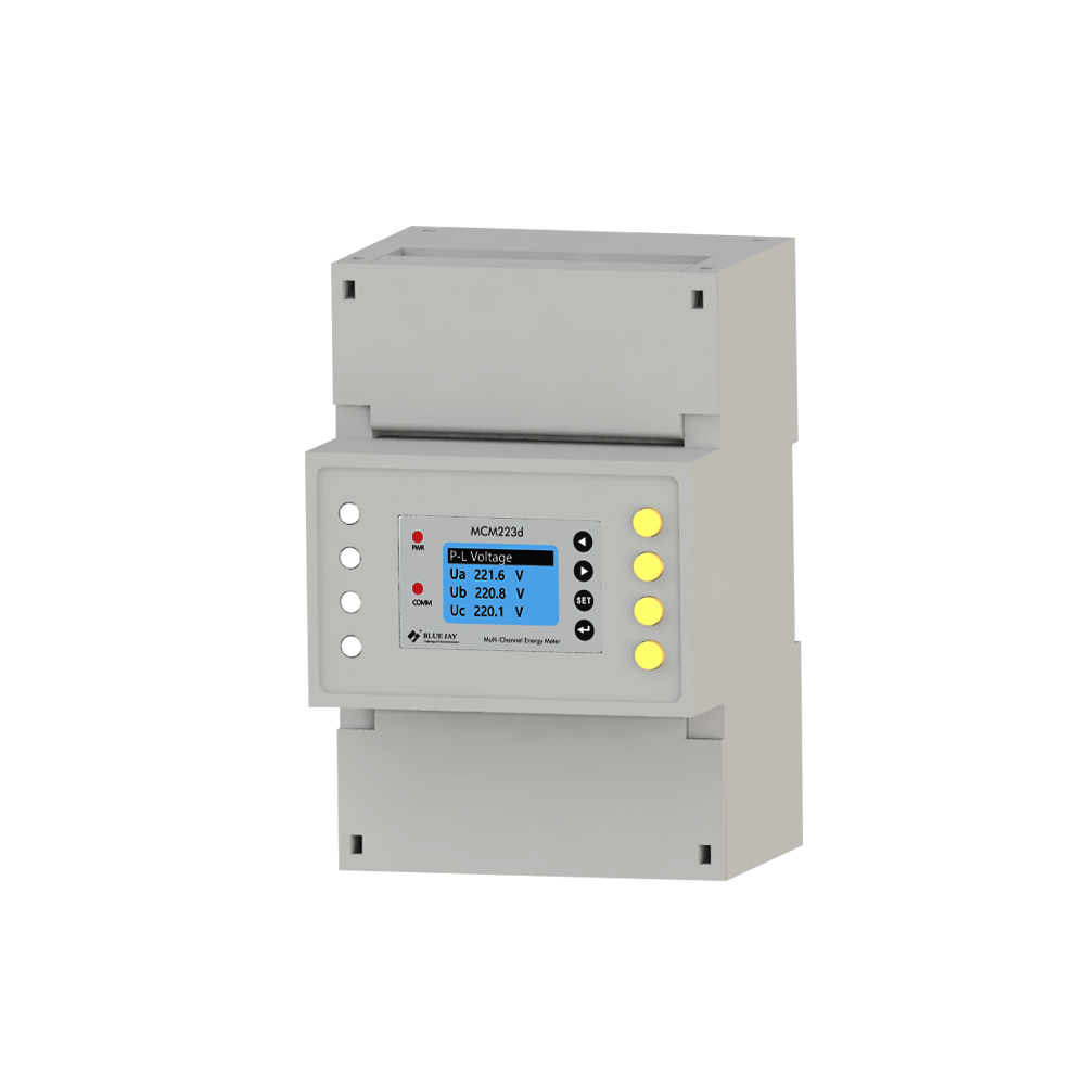 MCM223d 2-Channel AC multi-channel energy meter - Blue Jay