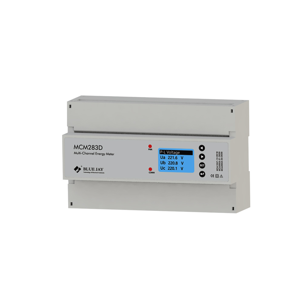 MCM283D 8-Channel AC multi-channel energy meter - Blue Jay